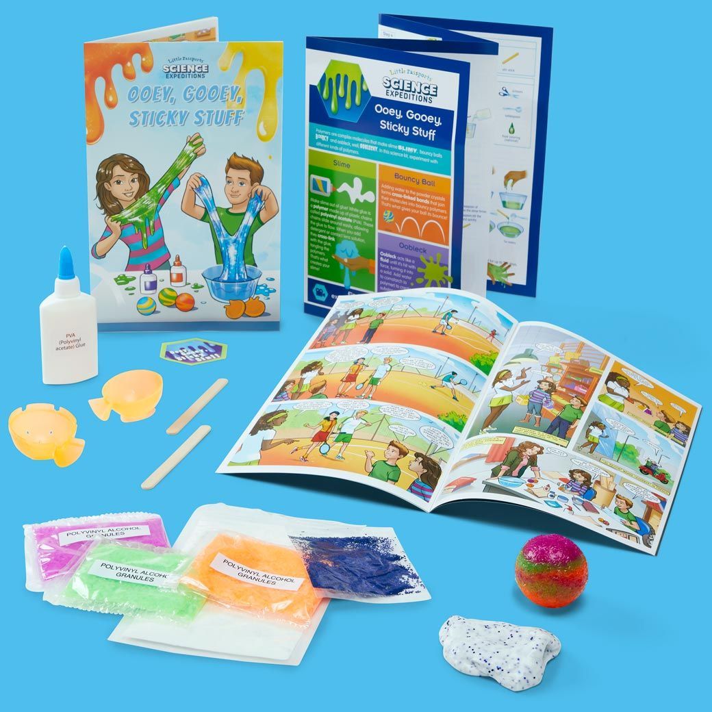 Ooey Gooey Games: Slime & Big Bubbles | Little Passports