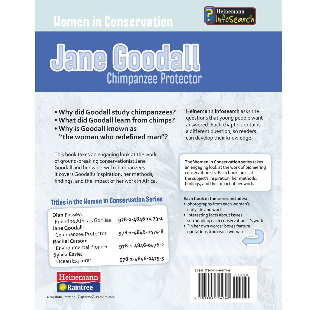 Jane Goodall: Chimpanzee Protector - Little Passports