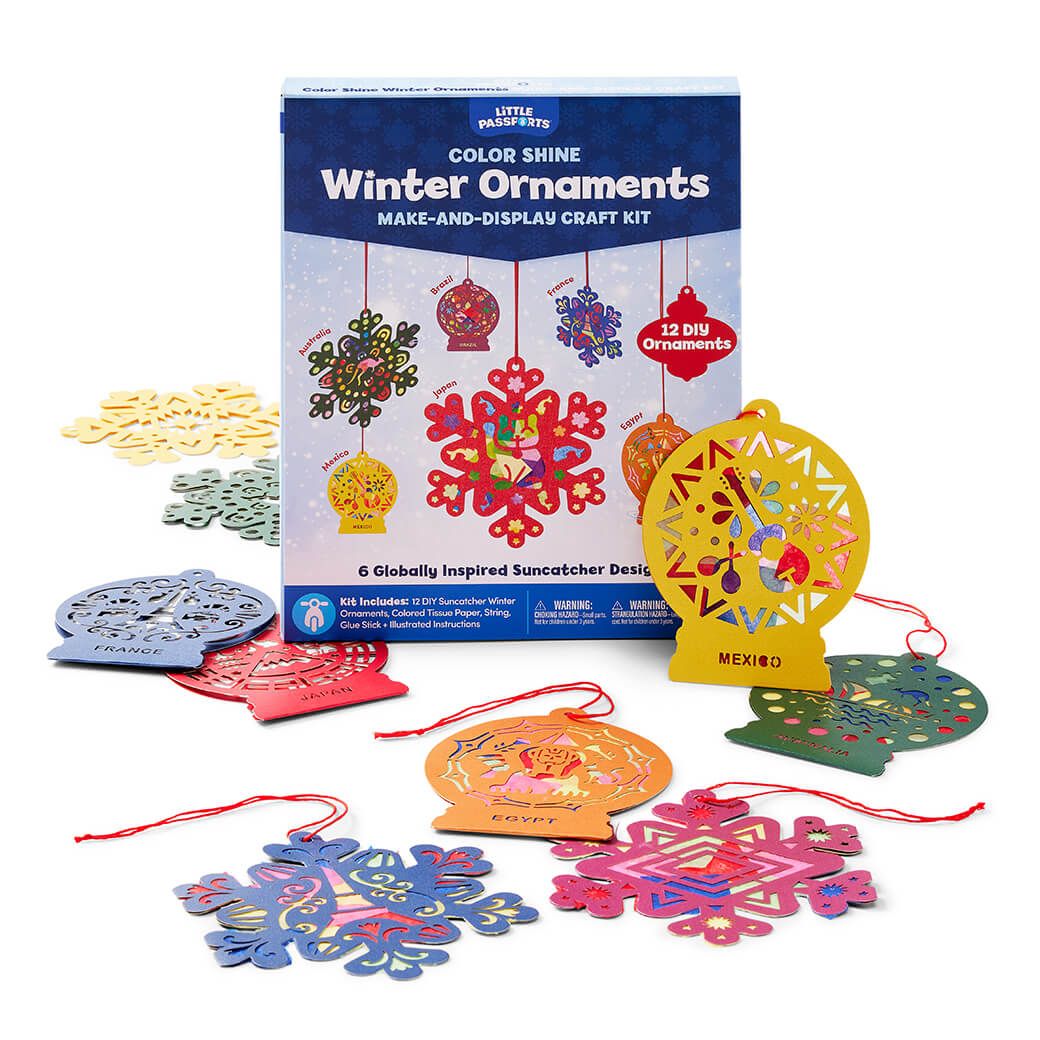 Color Shine Winter Ornaments for Kids | Little Passports