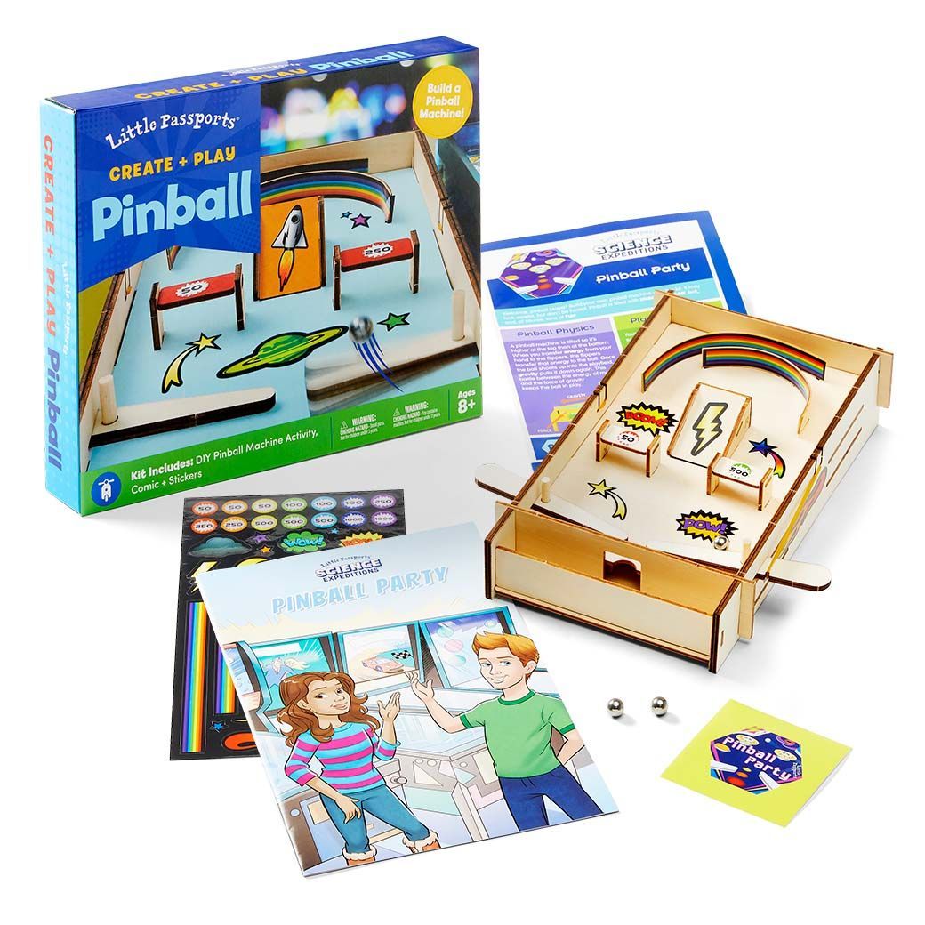 Pinball Diy Kit For Kids: Create & Play | Little Passports