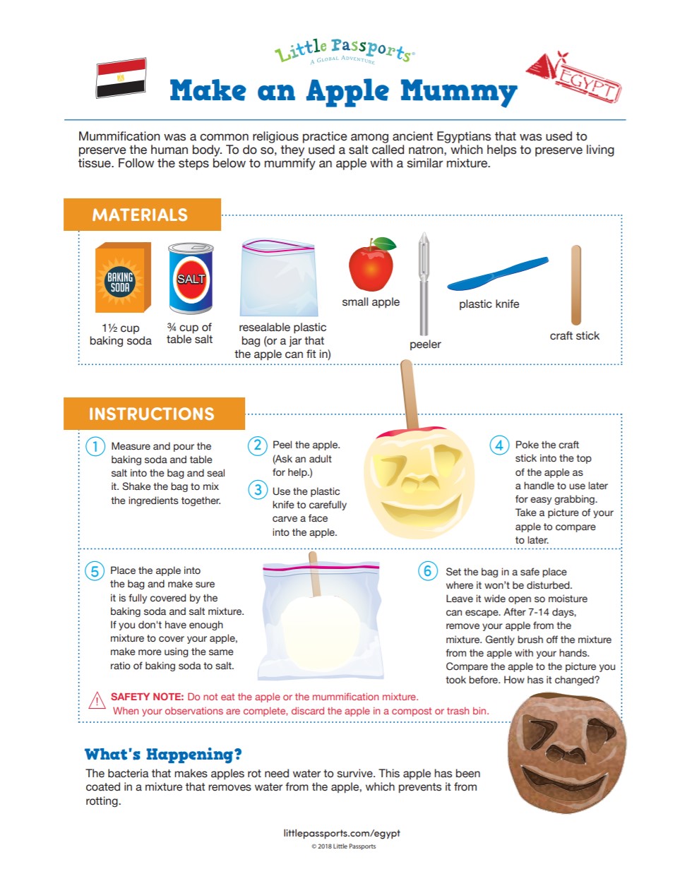 Make an Apple Mummy - Little Passports