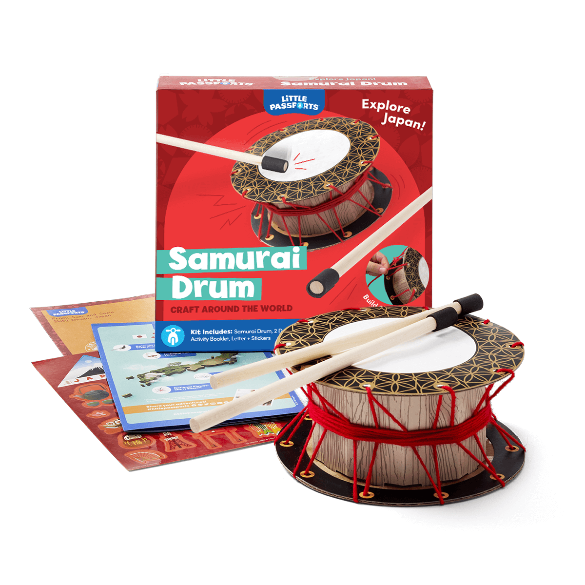 Craft Around the World: Samurai Drum - Little Passports