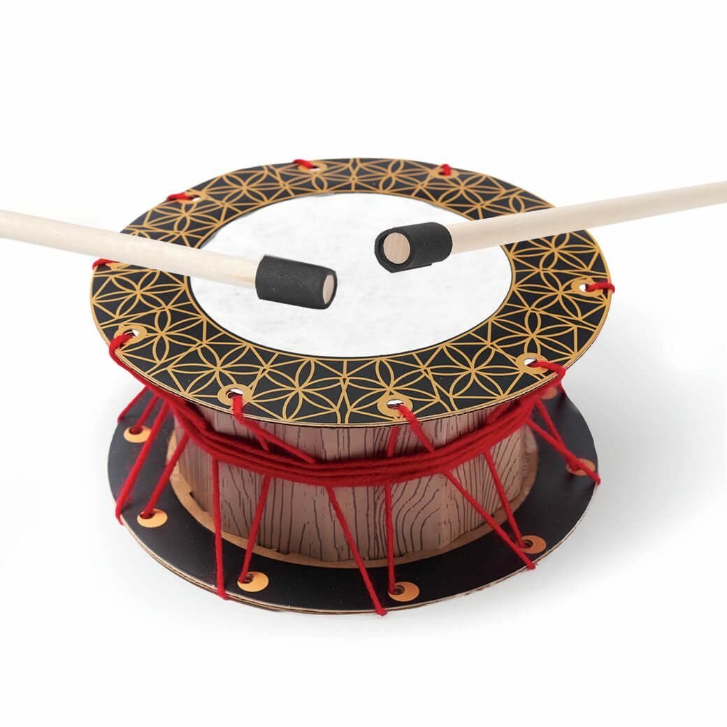 DIY Japanese Samurai Taiko Drum for Kids | Little Passports