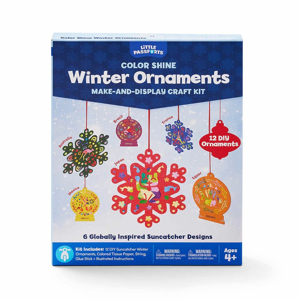 Color Shine Winter Ornaments for Kids | Little Passports