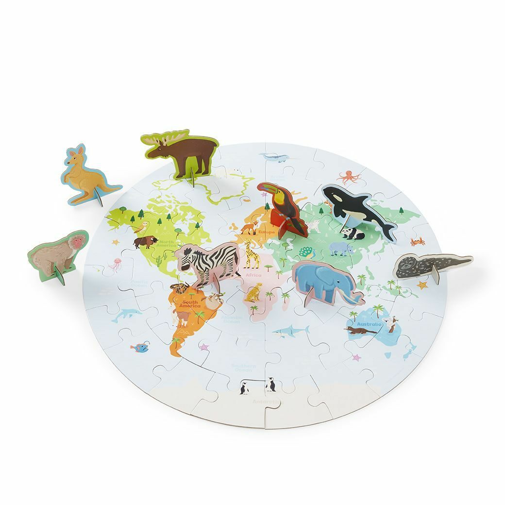 World Animals Pop-Out Puzzle | Little Passports