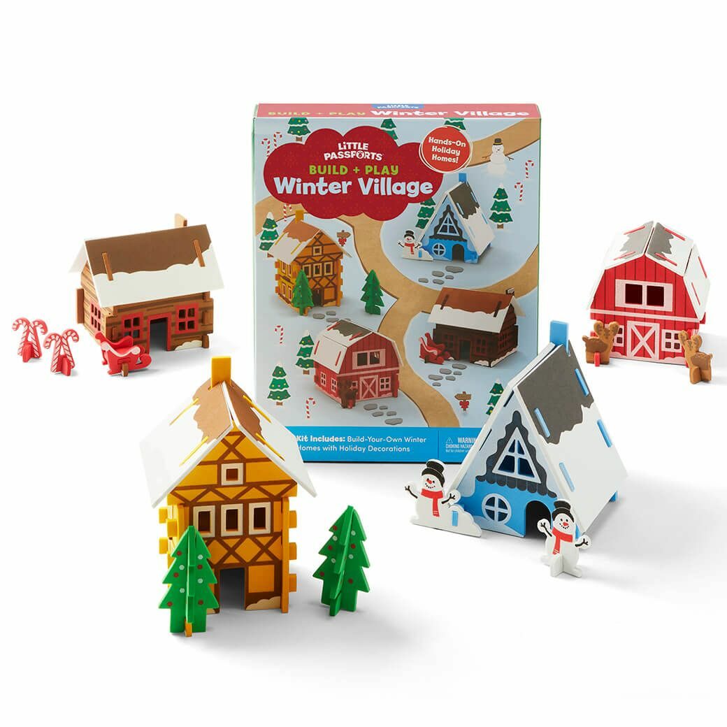 Build + Play: Winter Village for Kids | Little Passports