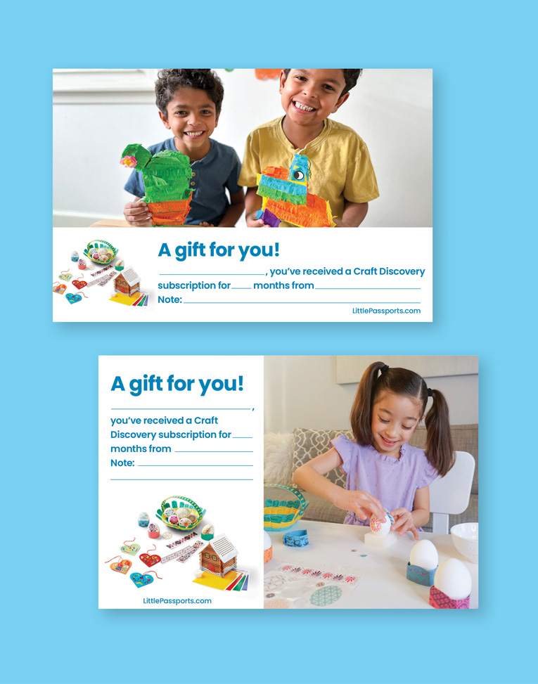 Printable Gift Cards | Little Passports