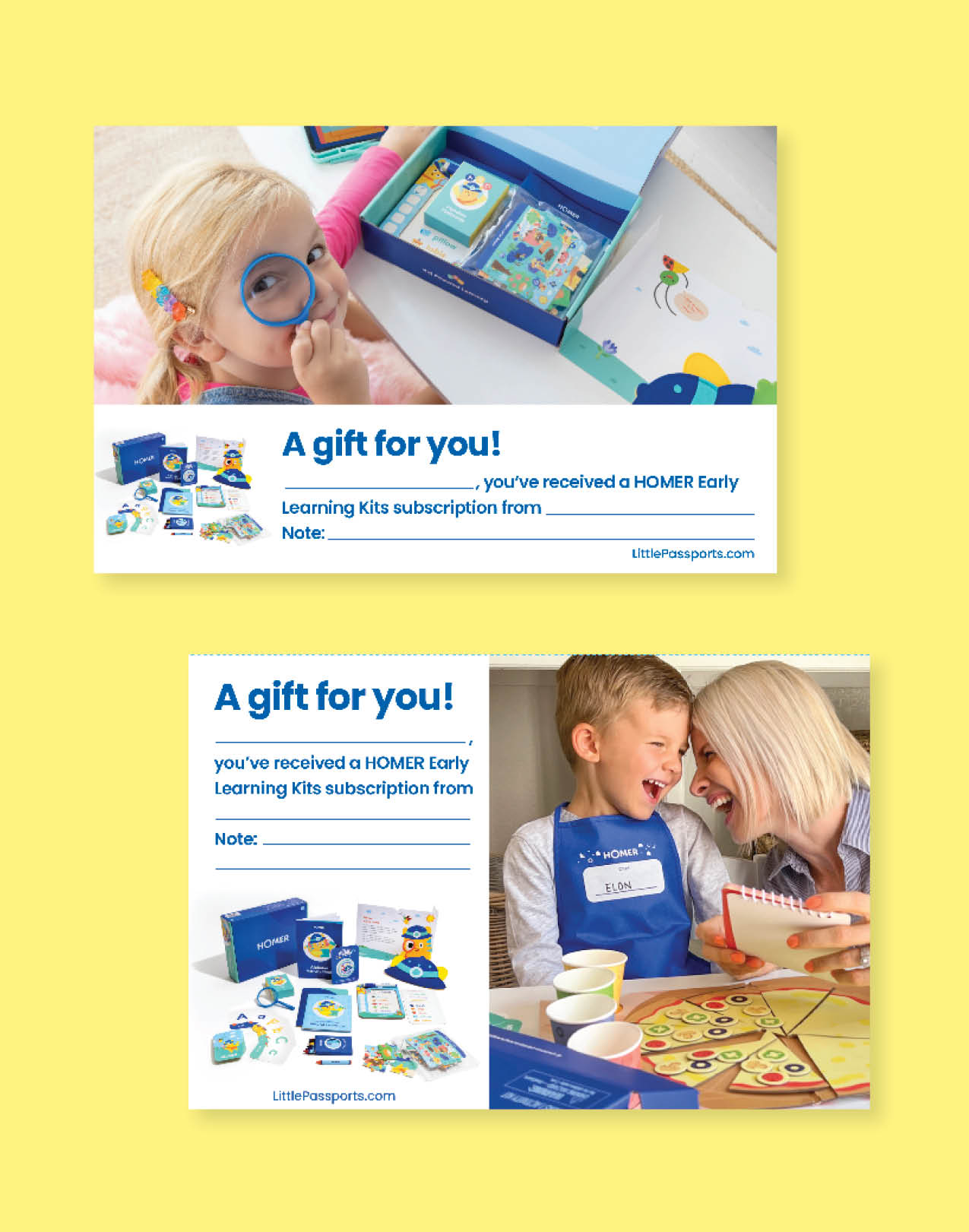 Printable Gift Cards | Little Passports