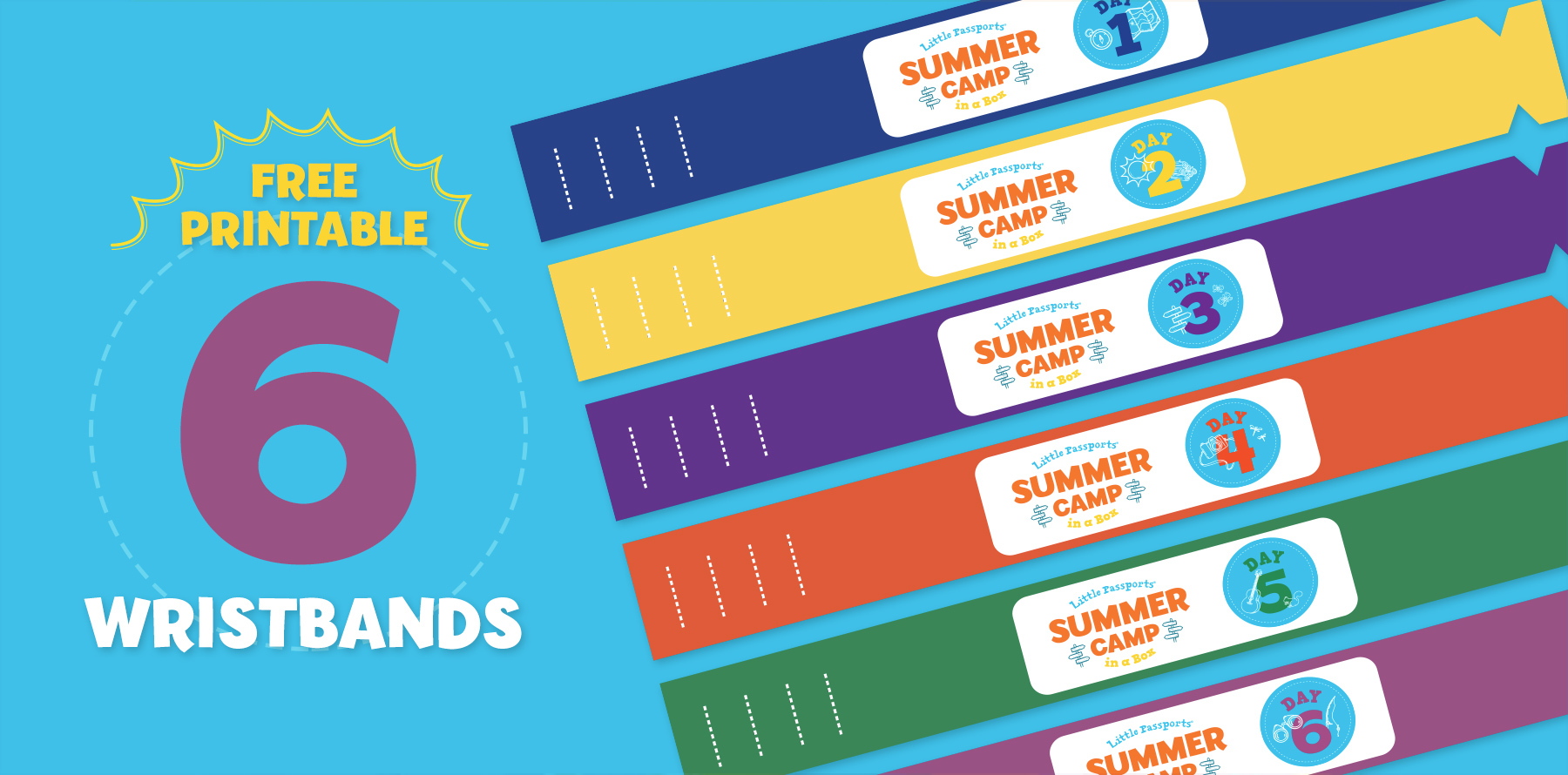 Summer Camp Wristbands - Little Passports