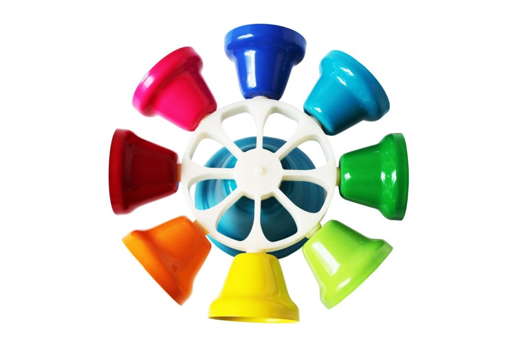 Rainbow Spinning Bells - Little Passports